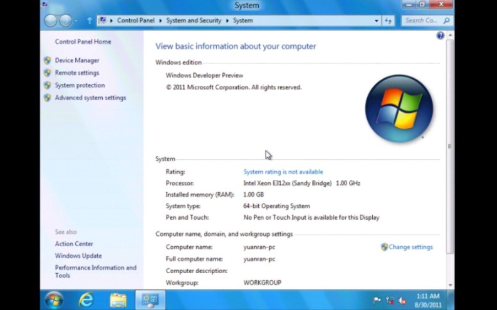 mbo运行Windows 8 build 8102(还有aero!)