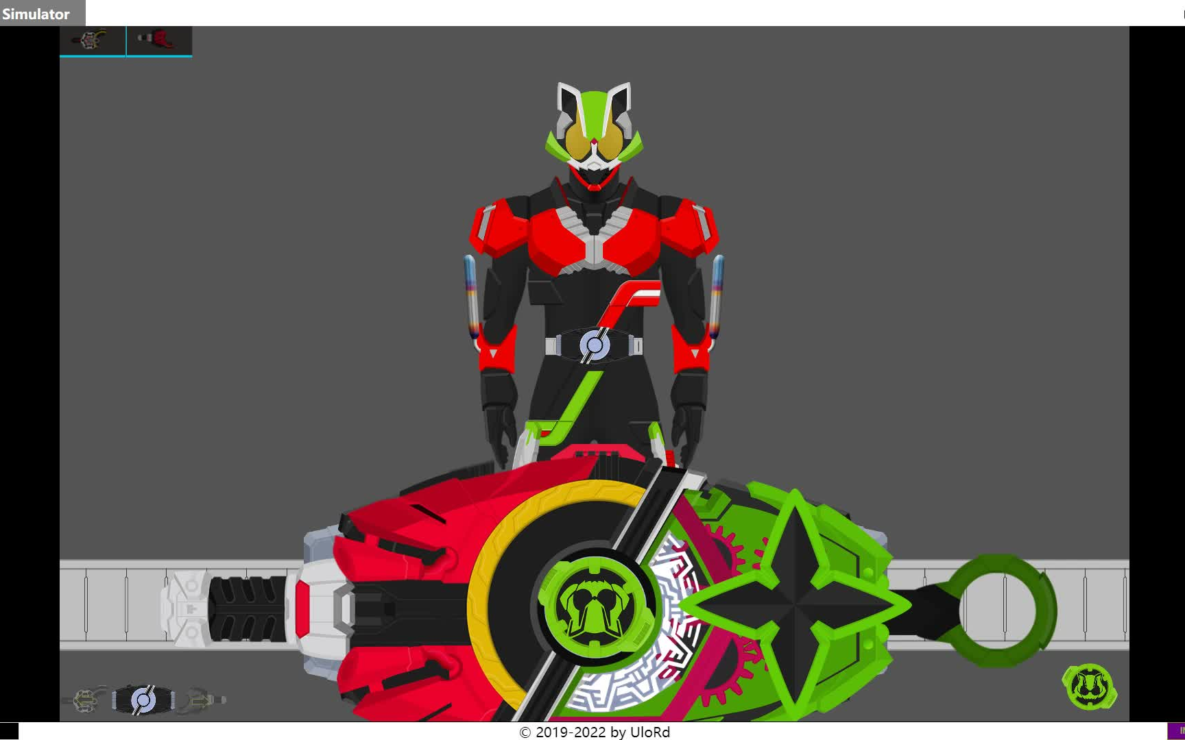 模型更新!假面骑士Geast EXE 更新忍者带扣模型 (模拟器在简介自取)