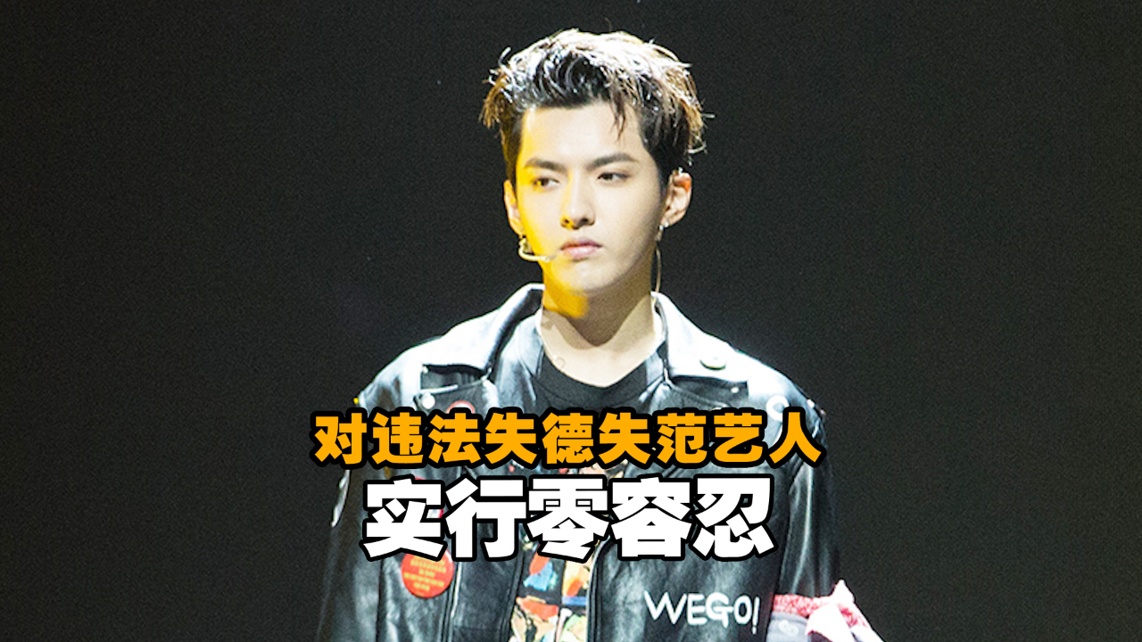 对违法失德失范艺人实行零容忍