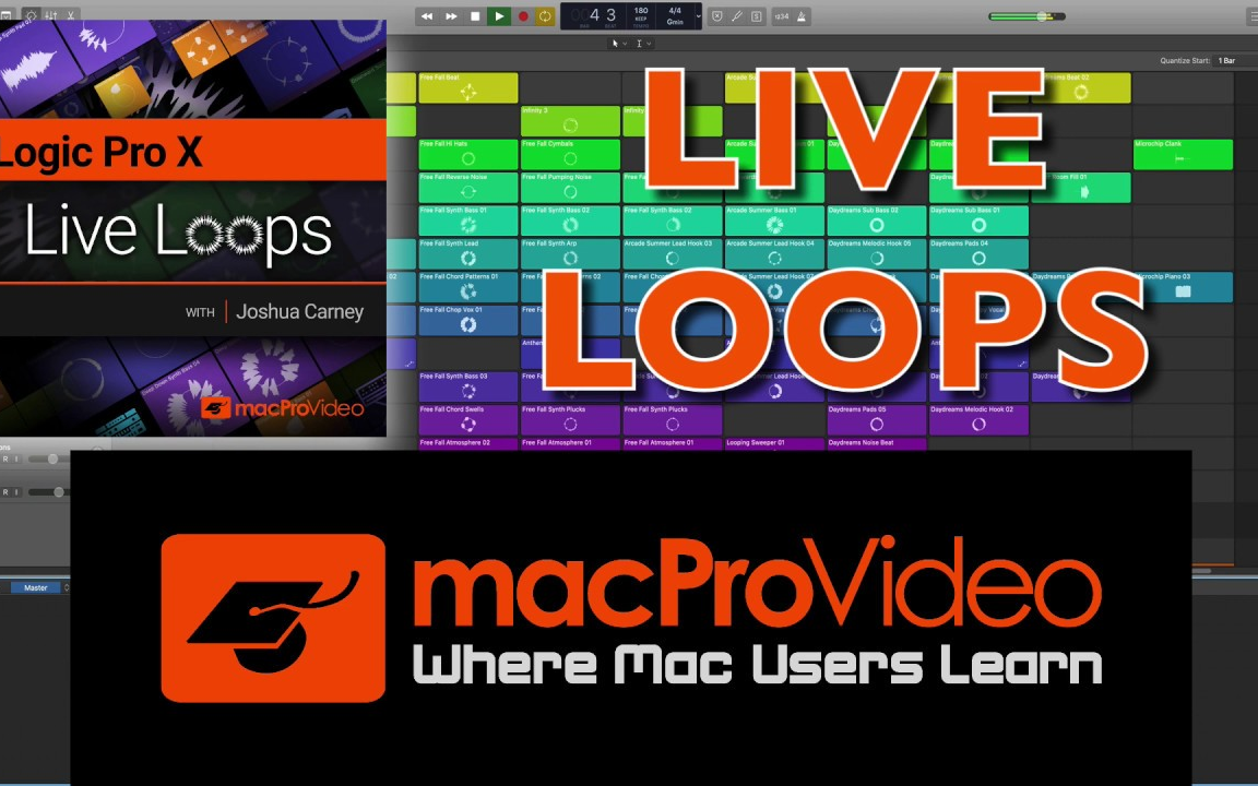 【Logic使用教程】Logic Pro X 304 Live Loops