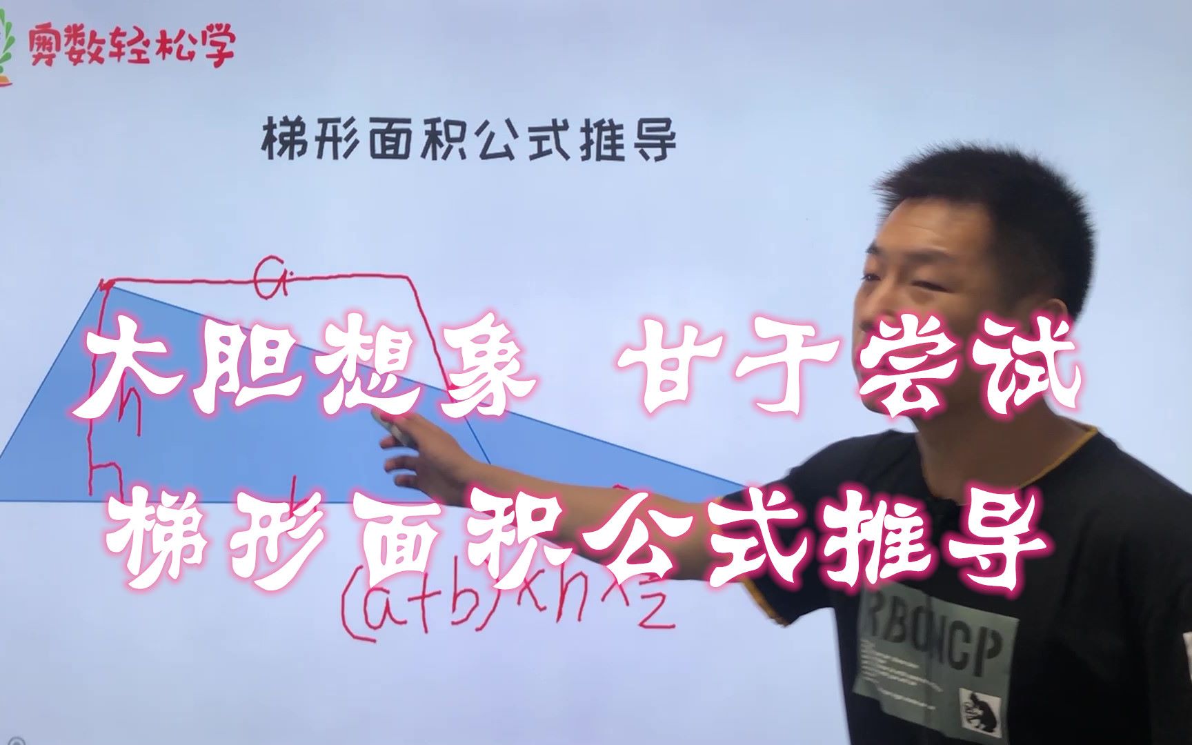 小学数学知识点归纳:梯形面积公式推导,这样推导小学生很容易就能懂!...