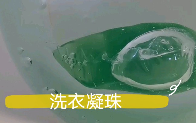 【洗衣凝珠】溶解全过程