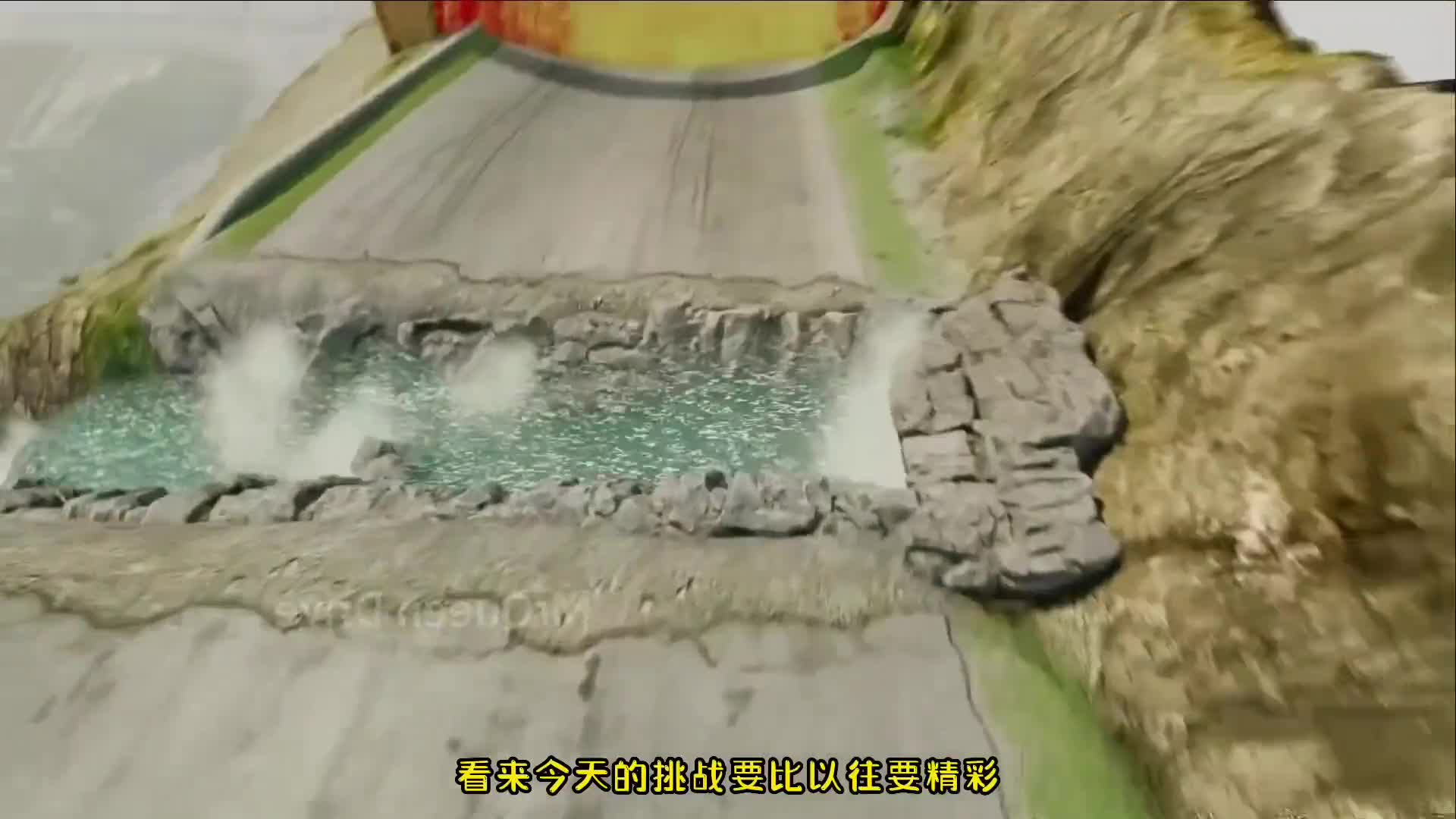 车祸模拟器:蜘蛛侠麦昆悬崖挑战蜘蛛射手,强悍抗大风力躲大钉板 #...