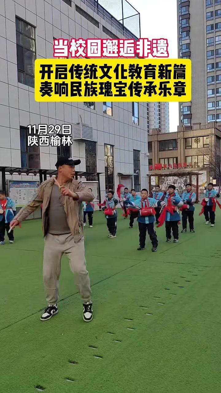 多彩#非遗进校园,#传统文化润人心。