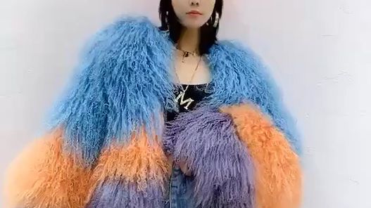 羊羔毛皮草 今年超级流行