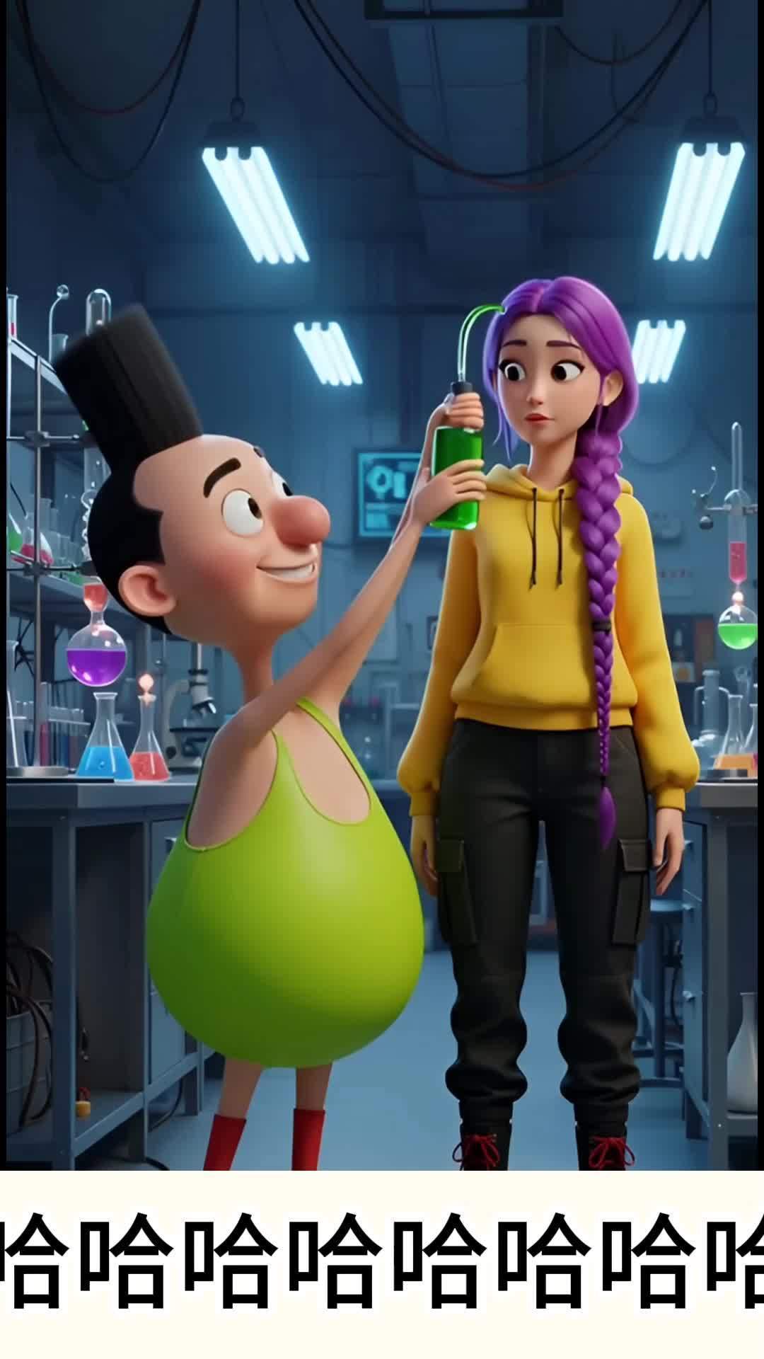 实验室的搞笑实验