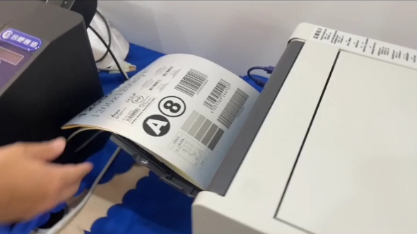 数码工业型黑白打印机平进平出高速打印可以打印各种材质不干胶#...