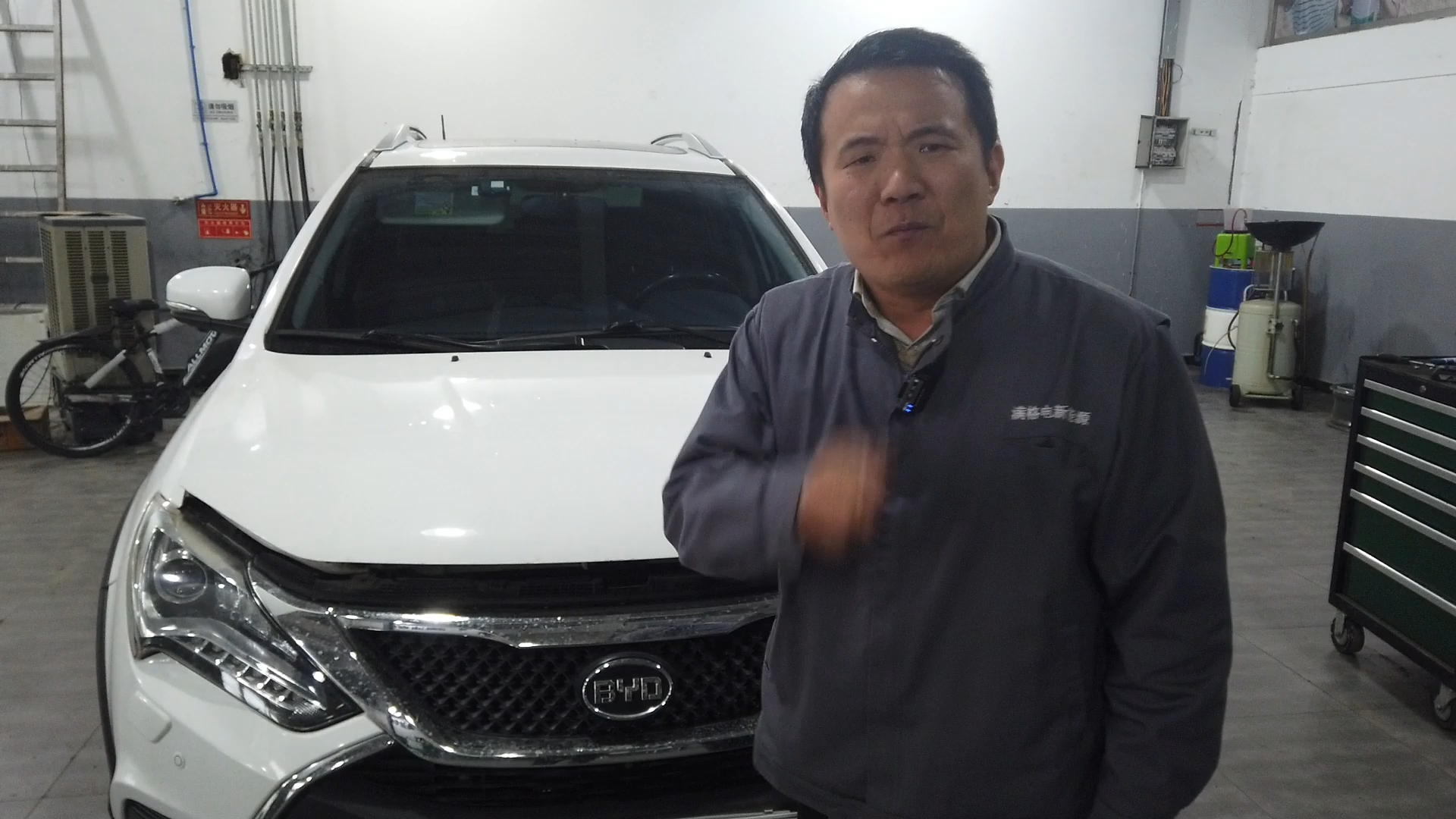 比亚迪唐混动车,EV功能受限故障维修—新能源汽车维修