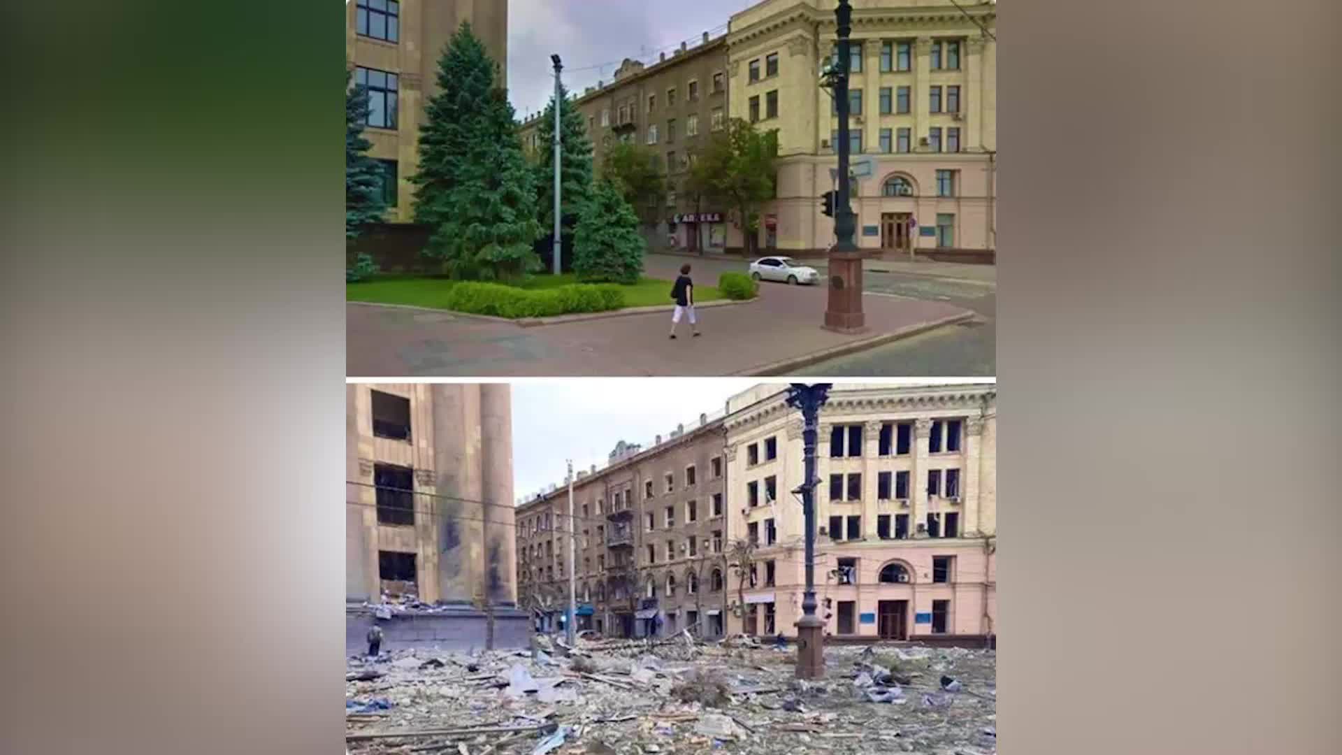 冲突前VS冲突后!乌克兰18组对比照片让人揪心,网友:庆幸在中国