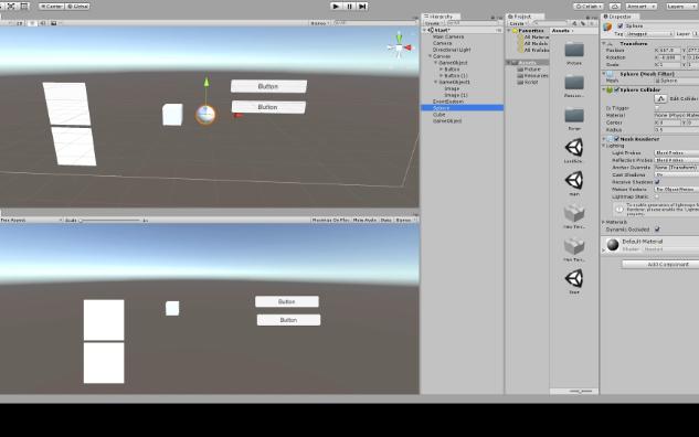 UnityUI,3D物体,Camera切换