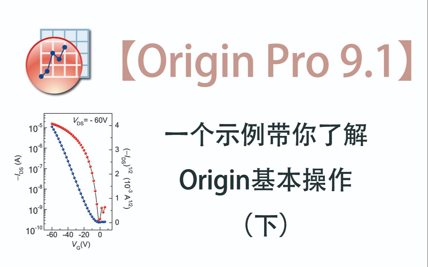 【Origin Pro 9.1】一个示例带你了解Origin基本操作(下)
