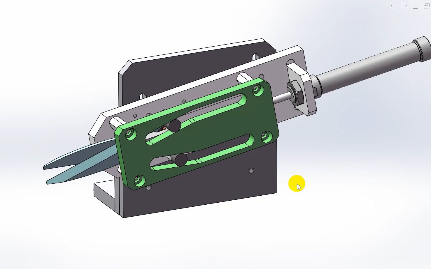气动剪刀结构设计