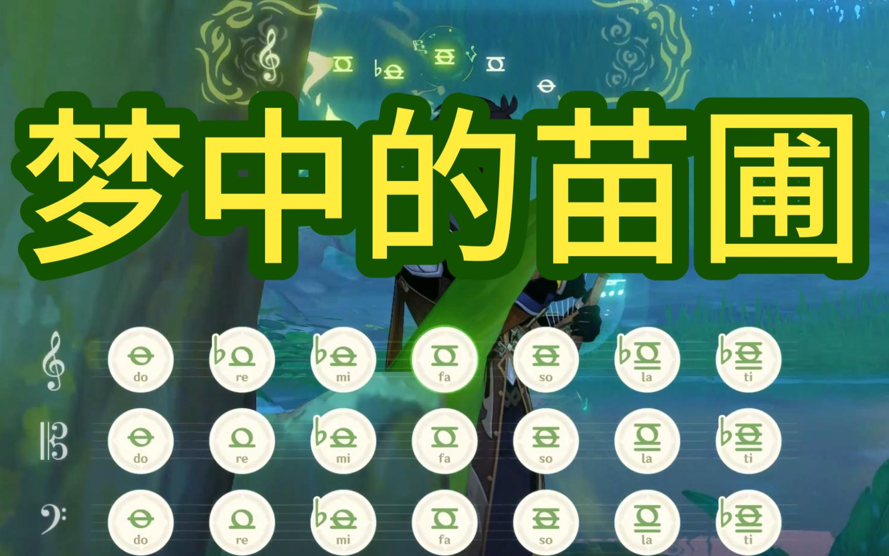 【原神】须弥森林书系列任务:梦中的苗圃/兰那罗的世界