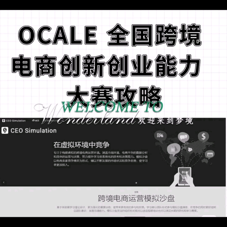 OCALE跨境沙盘攻略 世格B2C模块定价各回合实操策略总结
