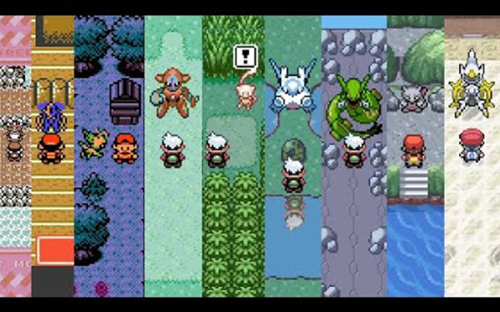 宝可梦游戏全世代神兽遇到场景,每一个都值得做成场景保留下来