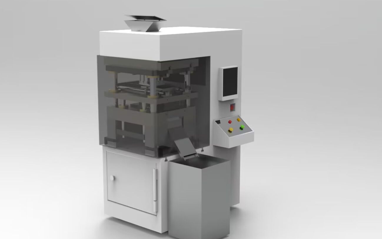 压片机 工作原理示意【2023第16届全国3D大赛】