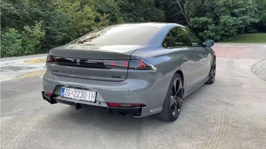 2022款东风标致508刚到,按下钥匙才知道有多霸气