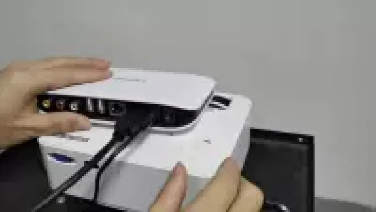 投影仪+机顶盒连接 网络操作视频
