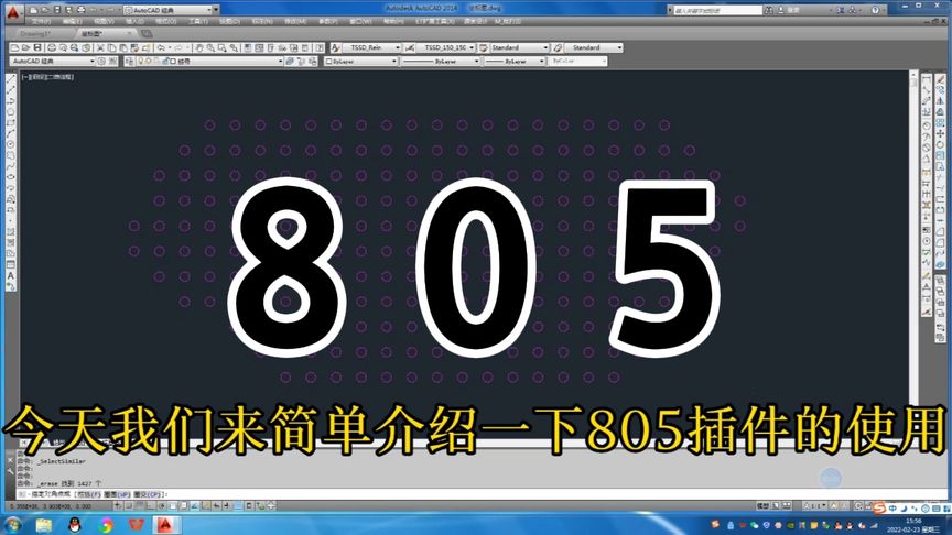 CAD桩基常用插件805,简单介绍一下。