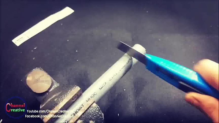 切割PVC管不用剪刀却用绳