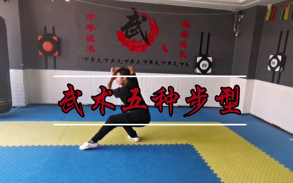 零基础武术教学,五种步型,弓、马、仆、歇、虚,超简单赶脚xio起来吧!