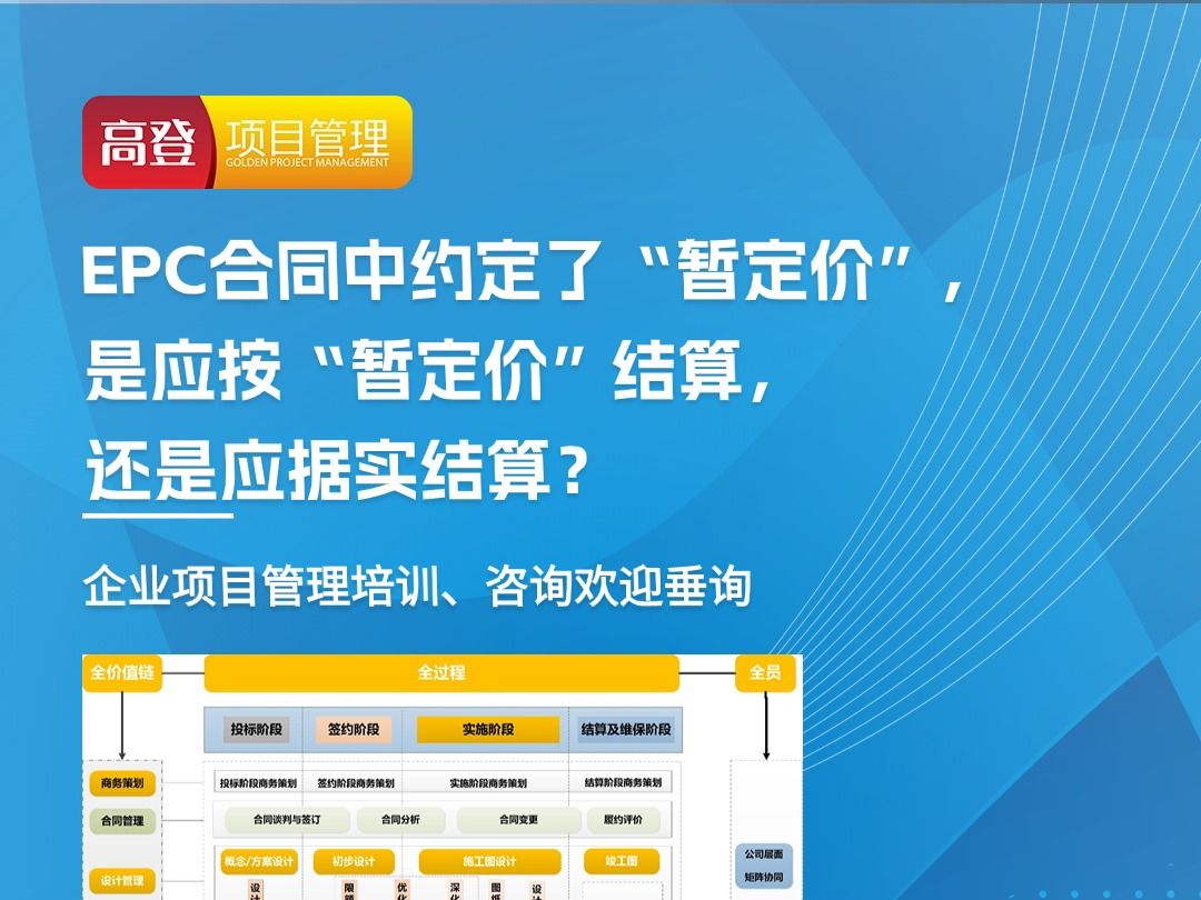 EPC合同中约定了“暂定价”_是应按“暂定价”结算_还是应据实结算