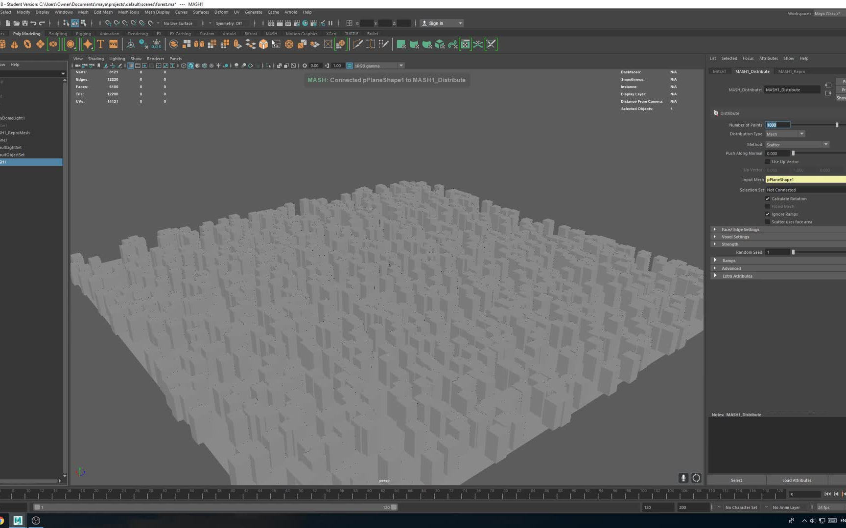 阿诺德代理大批量渲染