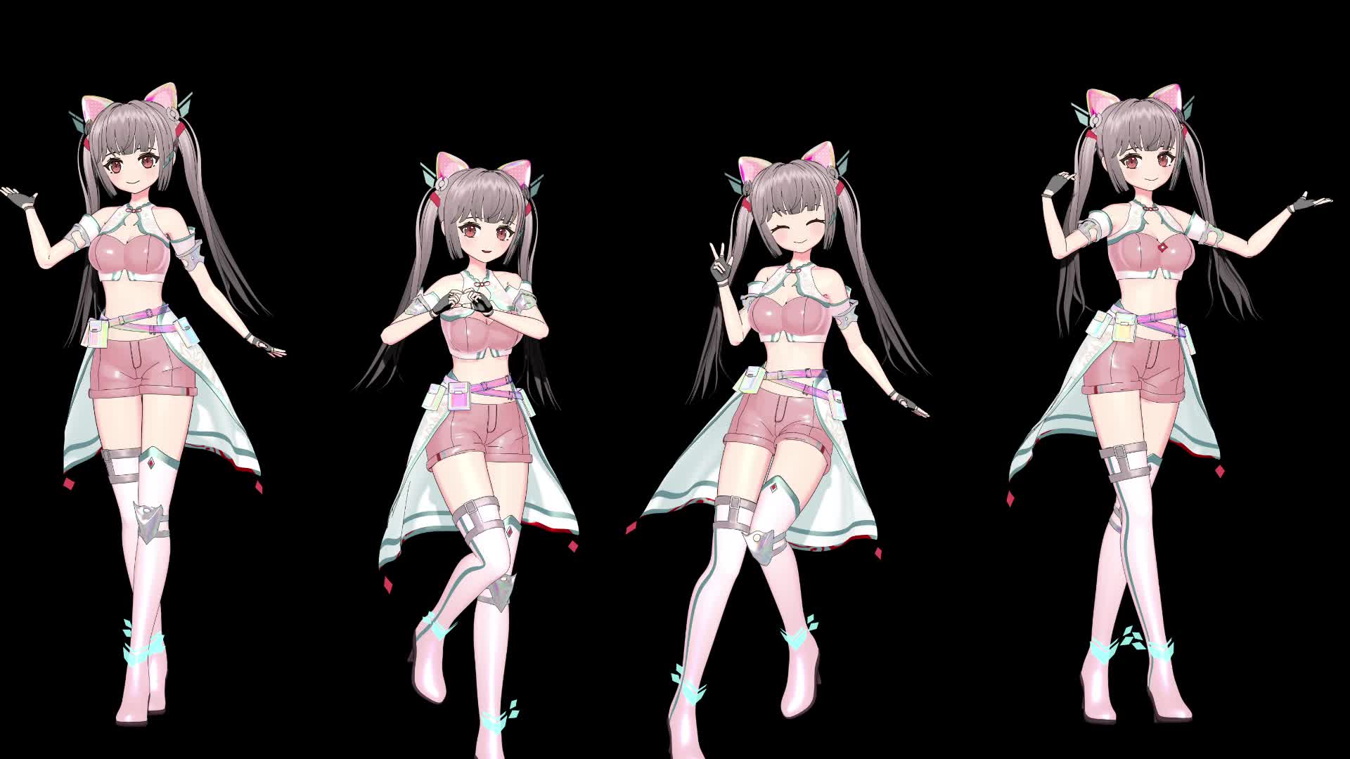 【三渲二场景+三渲二角色模型】零基础掌握三渲二人物角色+场景制作...