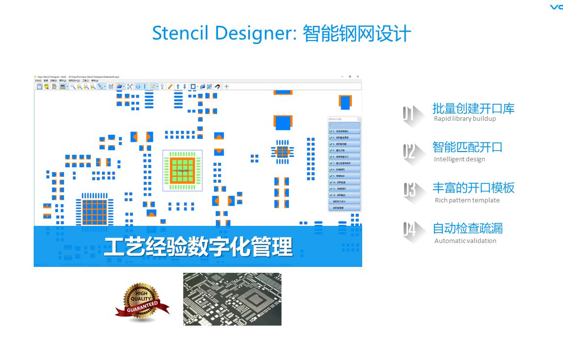 望友Stencil Designer智能钢网设计软件