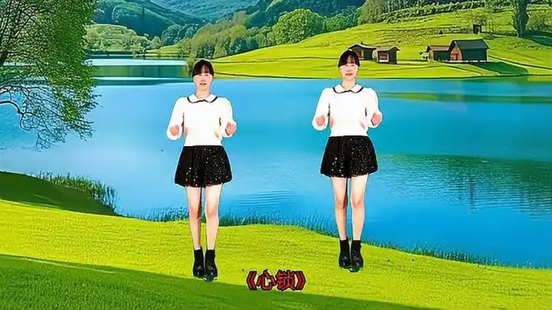 老歌DJ广场舞《心锁》零基础32步,简单易学又好看!