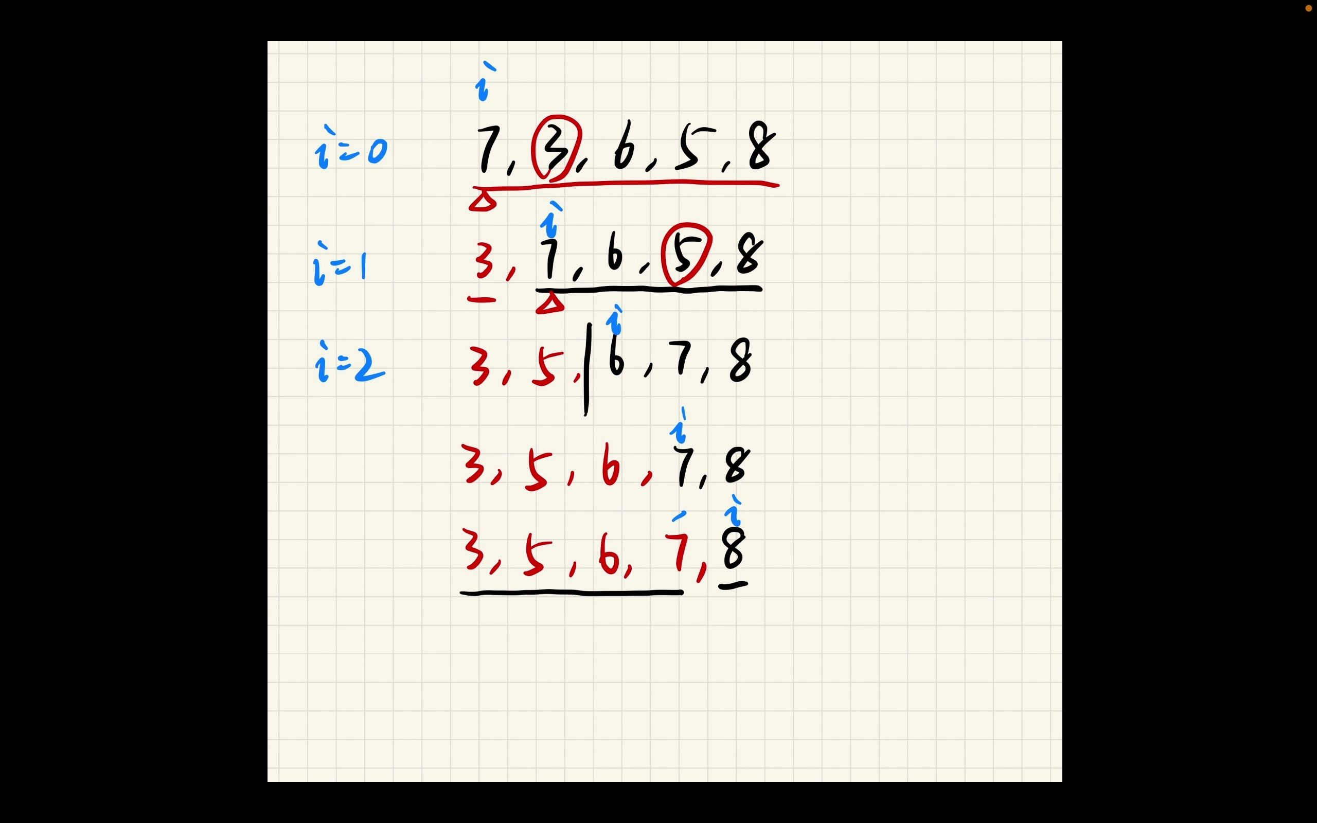选择排序算法(python)