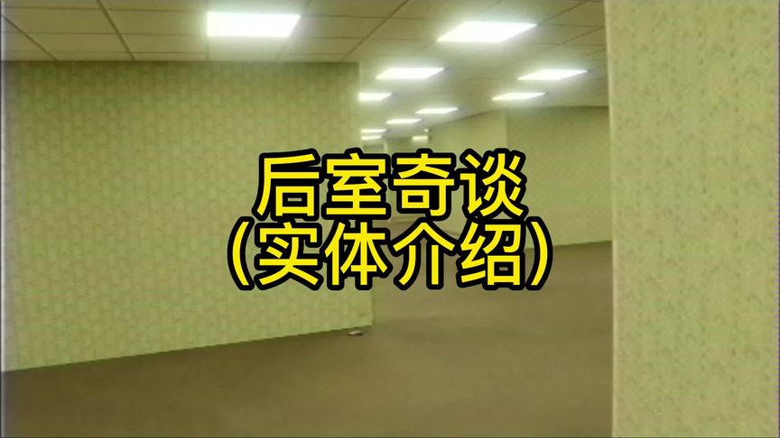 后室奇谈之实体介绍#backrooms #怪谈 #奇闻异事 #猎奇 #胆小慎入