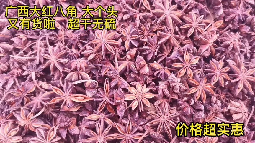 广西大红八角,大个头又有货到,超干无硫,价格美丽!#卤菜