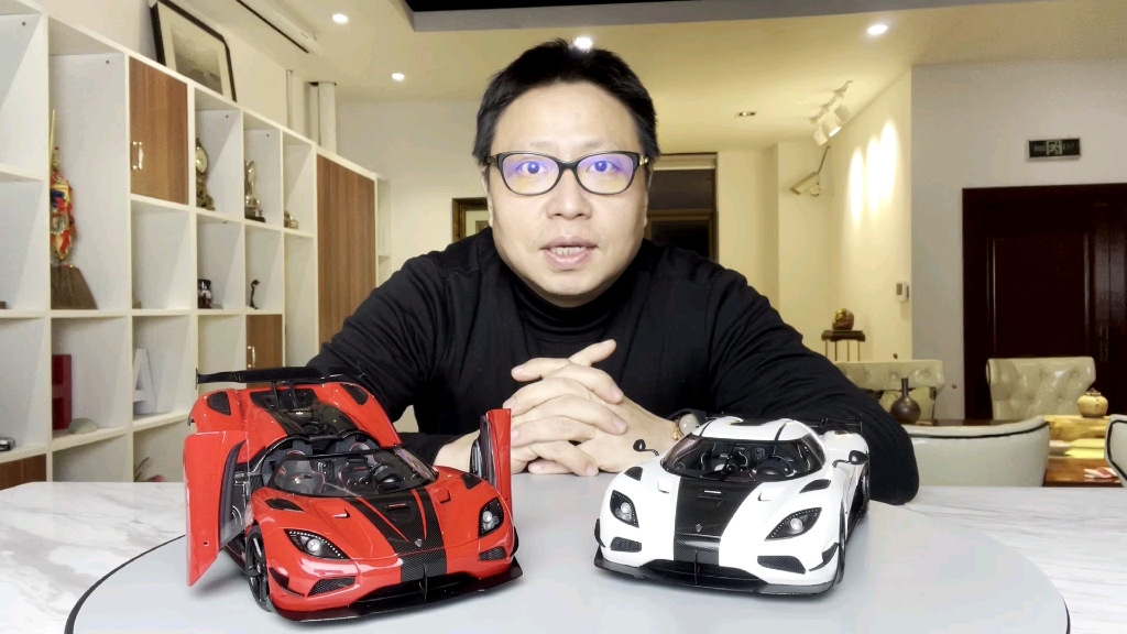 Aa奥拓Autoart1:18柯尼塞格AGERA RS超跑全开汽车模型开箱!