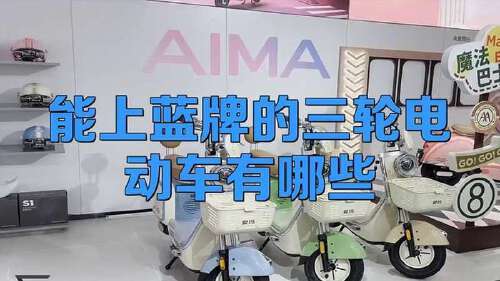 能上牌!这三款电动三轮车合法上路,接娃买菜太方便