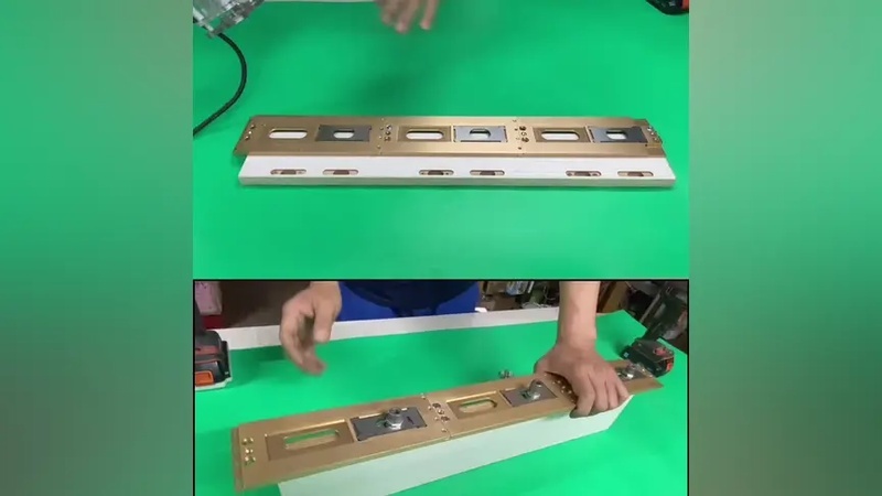 弹力隐形二合一开槽模版修边机