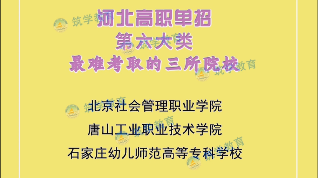 ...河北单招预测,考试六类最难录取的三所院校:北京社会管理职业学院,...