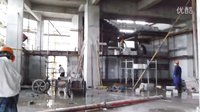 实拍建筑工地,民工在大楼内部砌轻质砖工作全过程!