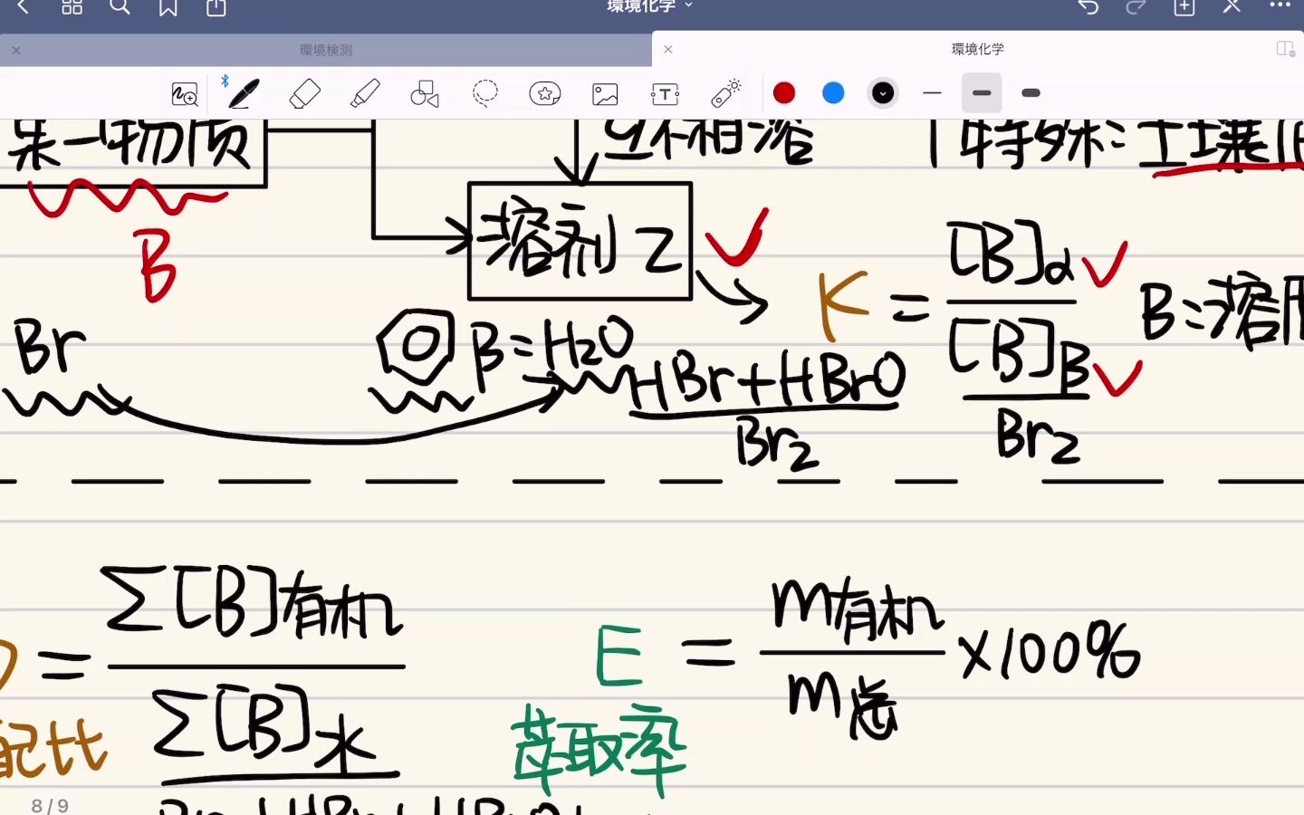 【环境化学】分配系数