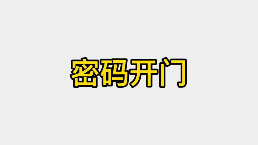 密码开电动门#电动门