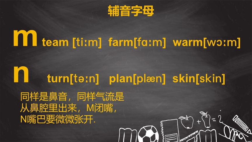 有很多同学表示辅音字母m和n分不清?听山姆老师实例讲解