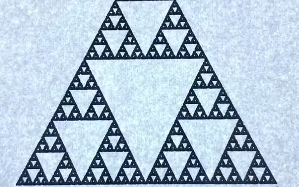 疯喵院 谢尔宾斯基三角形的惊人之美