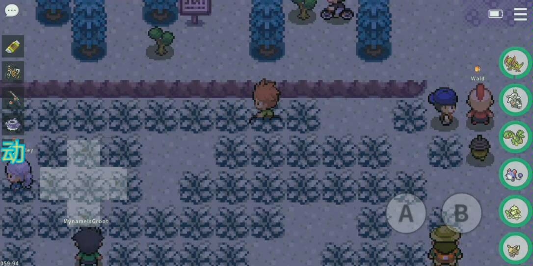 【pokemmo】捕捉伊布和蘑蘑菇