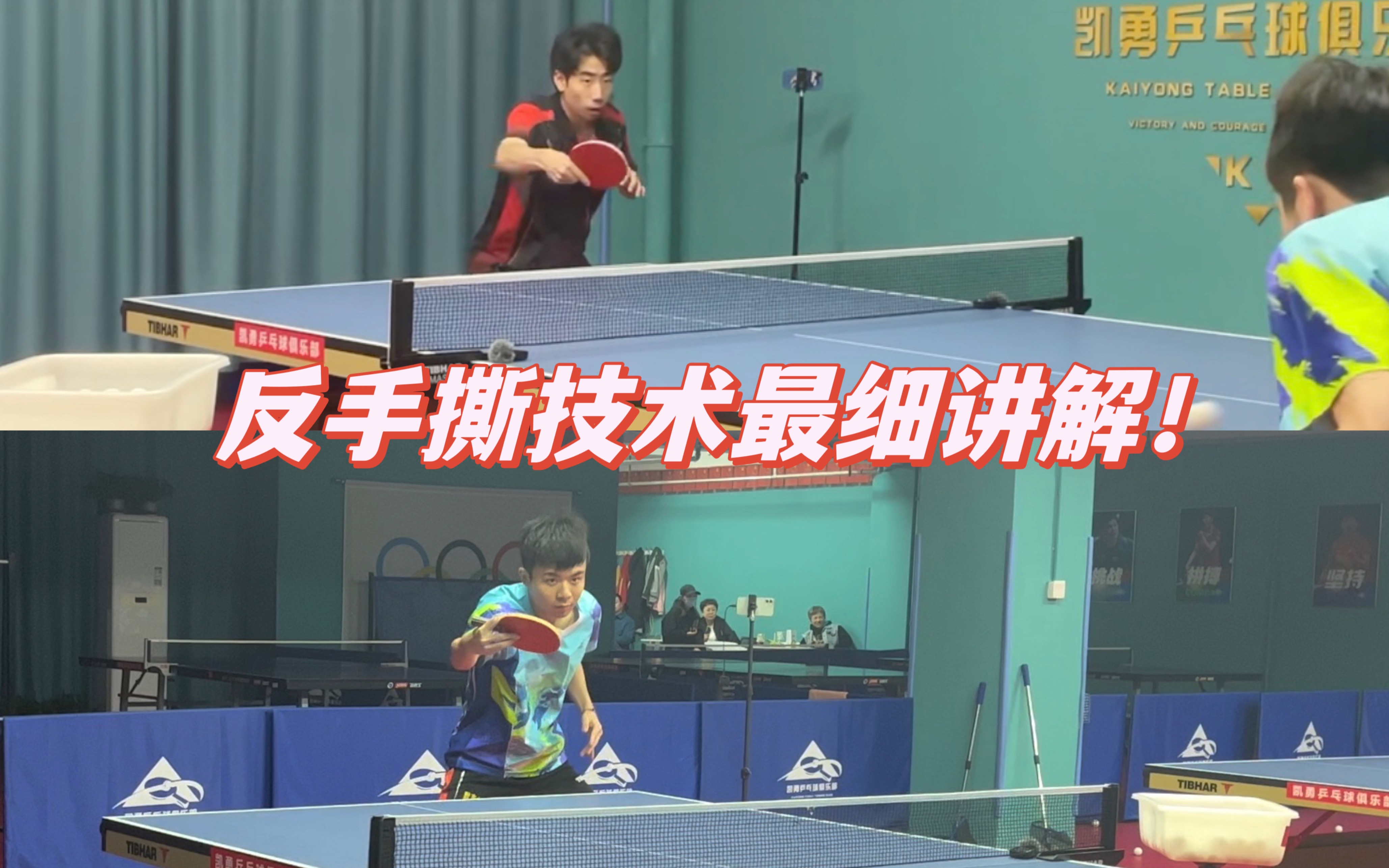 乒乓教磕书第19期:反手撕技术最细讲解!