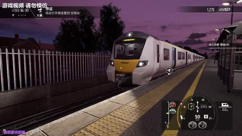 模拟火车世界3:新DLC英铁700型动车组,凌晨3点多下着雨也得洗车
