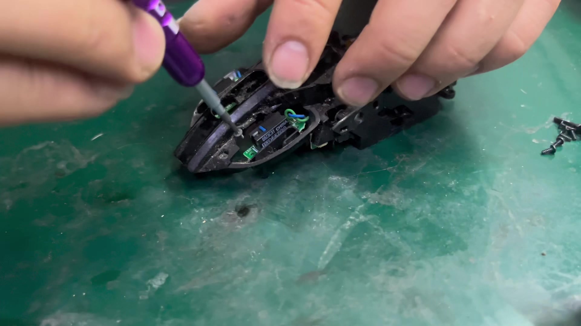 罗技g903更换左右微动全过程#罗技g903更换左右微动 #技术分享