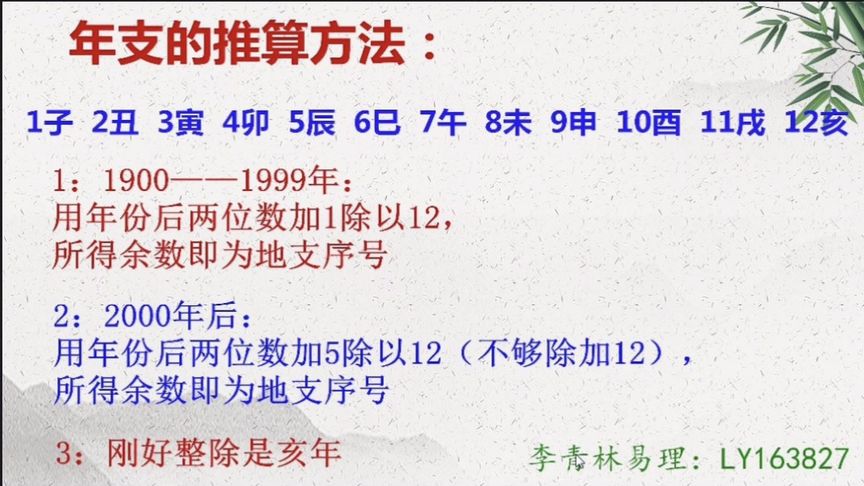 如何推算出具体年份的天干地支组合?推算流年干支组合的方法技巧
