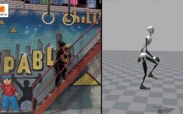 虚拟数字人Xsens实时惯性动作捕捉系统
