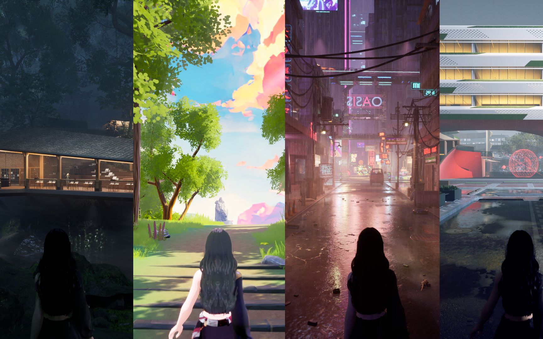 2019-2022年个人作品(UE5+建筑设计向)