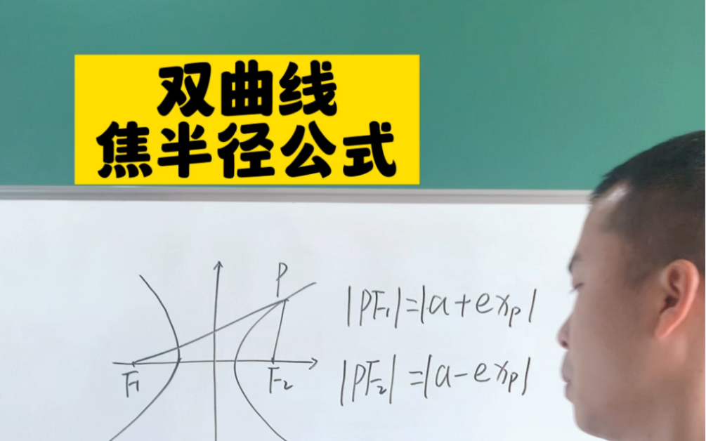 一分钟学会一个解题技巧,双曲线之焦半径公式